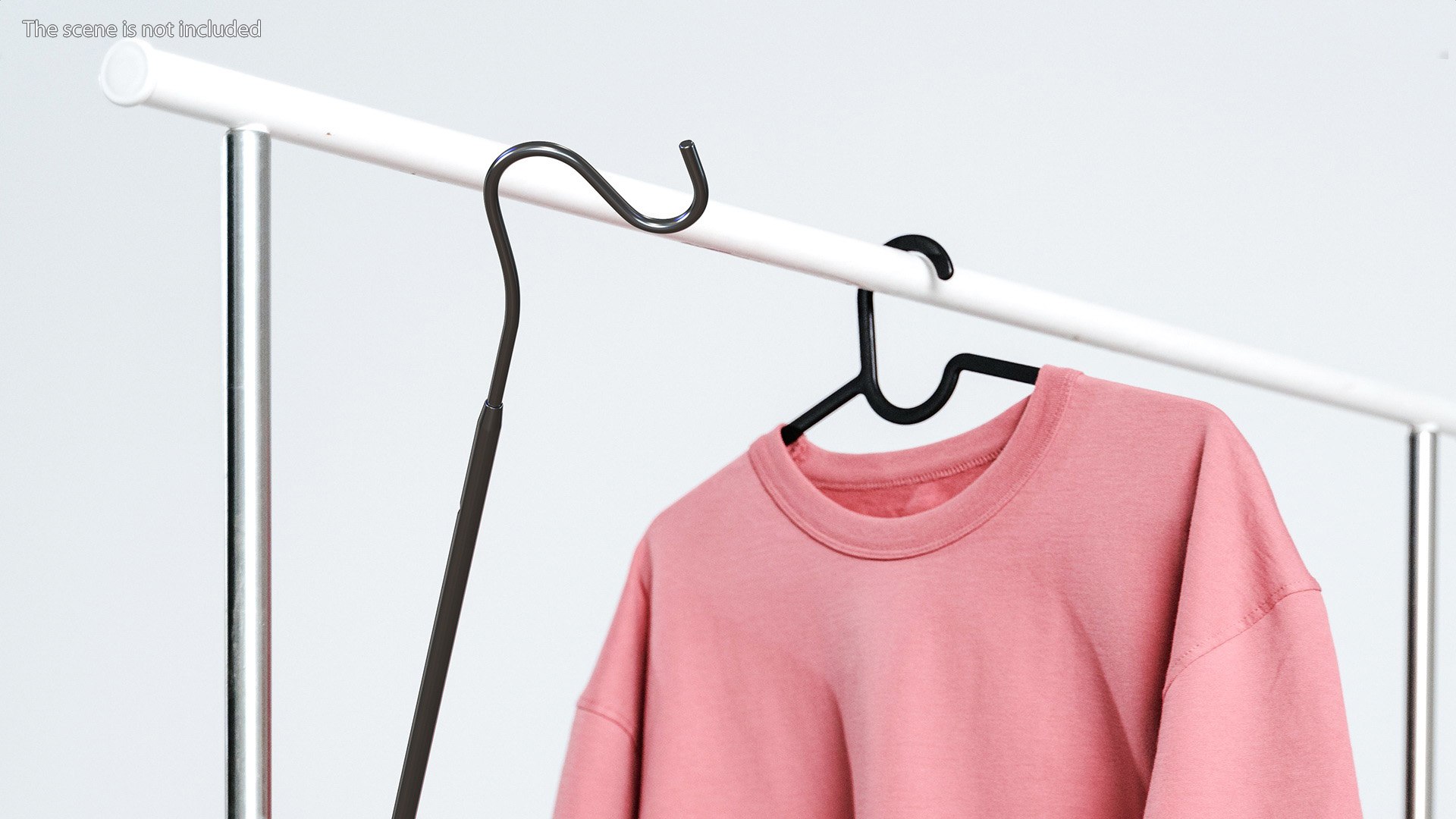 3D Hanger Retriever Pole With Wooden Handle - TurboSquid 2076145