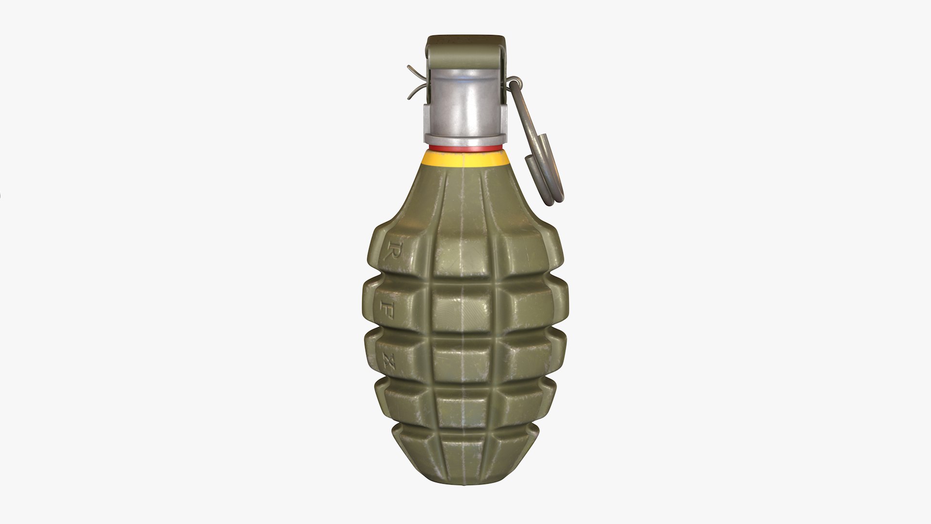 Hand Grenade 3D Model - TurboSquid 2063171