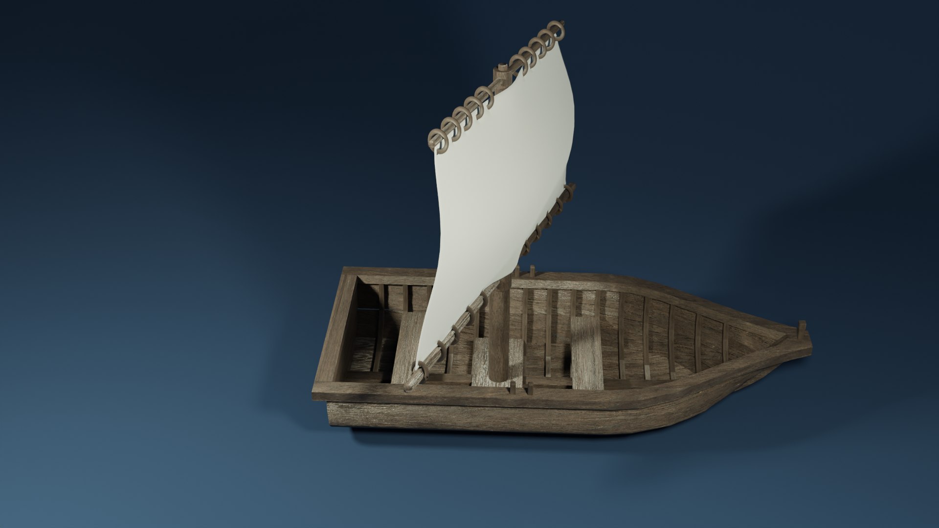 Sailboat With A Rectangle Mast 3D - TurboSquid 1832196