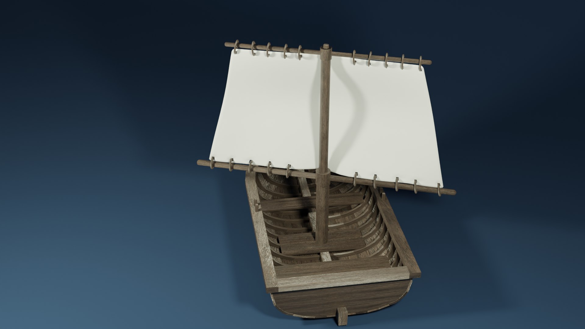Sailboat With A Rectangle Mast 3D - TurboSquid 1832196