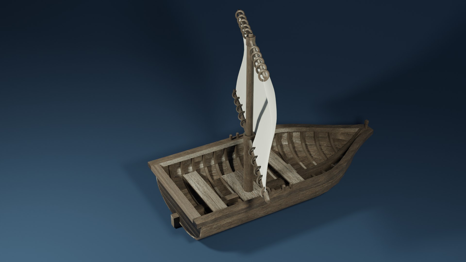 Sailboat With A Rectangle Mast 3D - TurboSquid 1832196