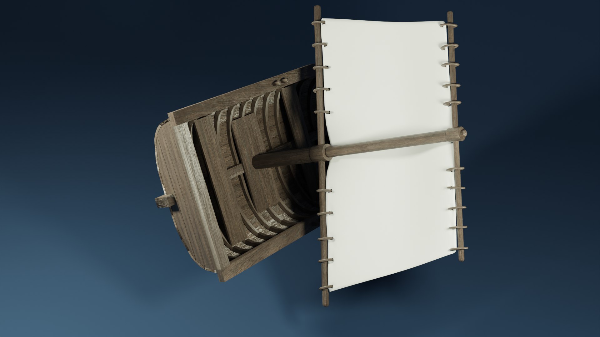 Sailboat With A Rectangle Mast 3D - TurboSquid 1832196