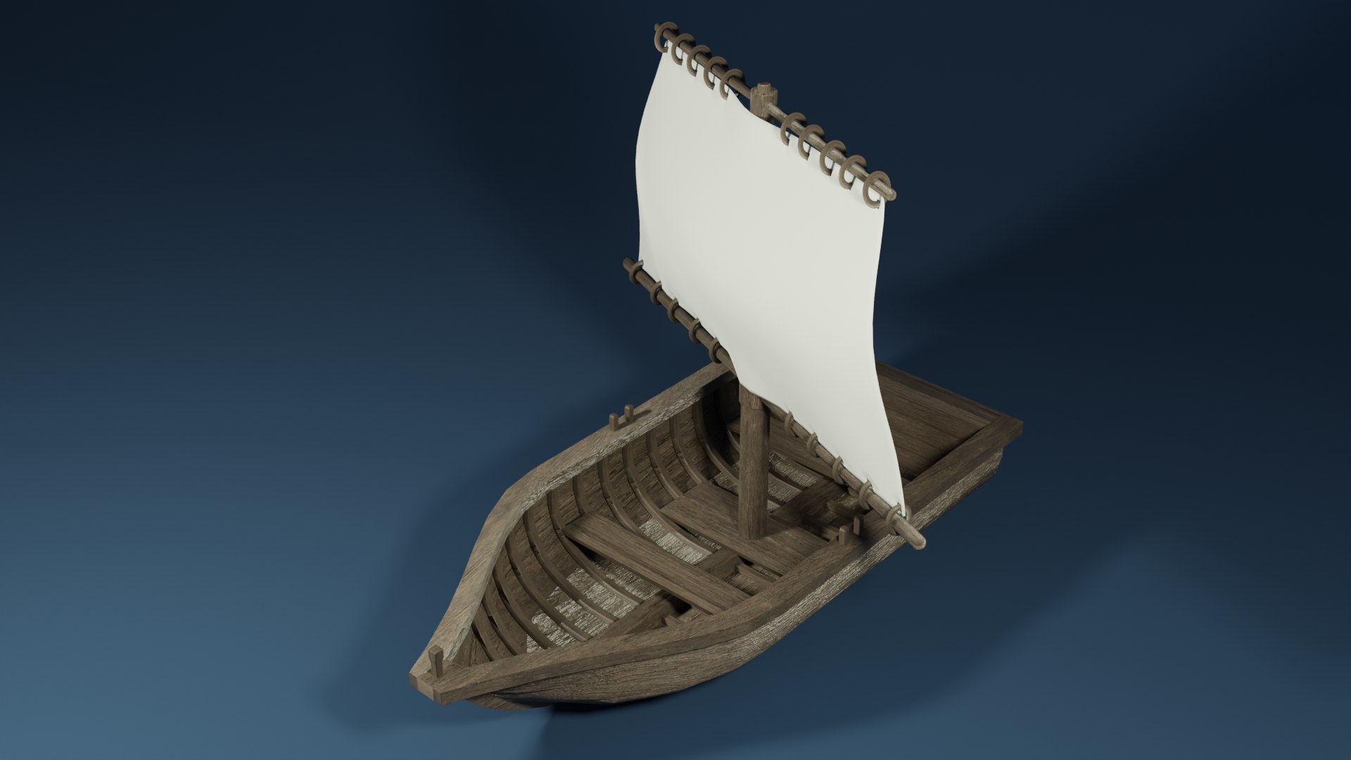 Sailboat With A Rectangle Mast 3D - TurboSquid 1832196