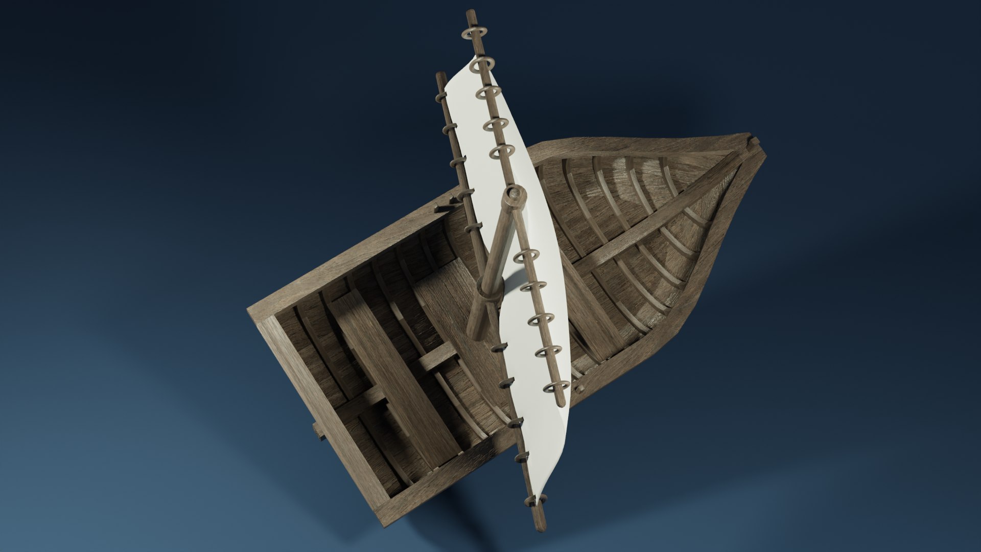 Sailboat With A Rectangle Mast 3D - TurboSquid 1832196