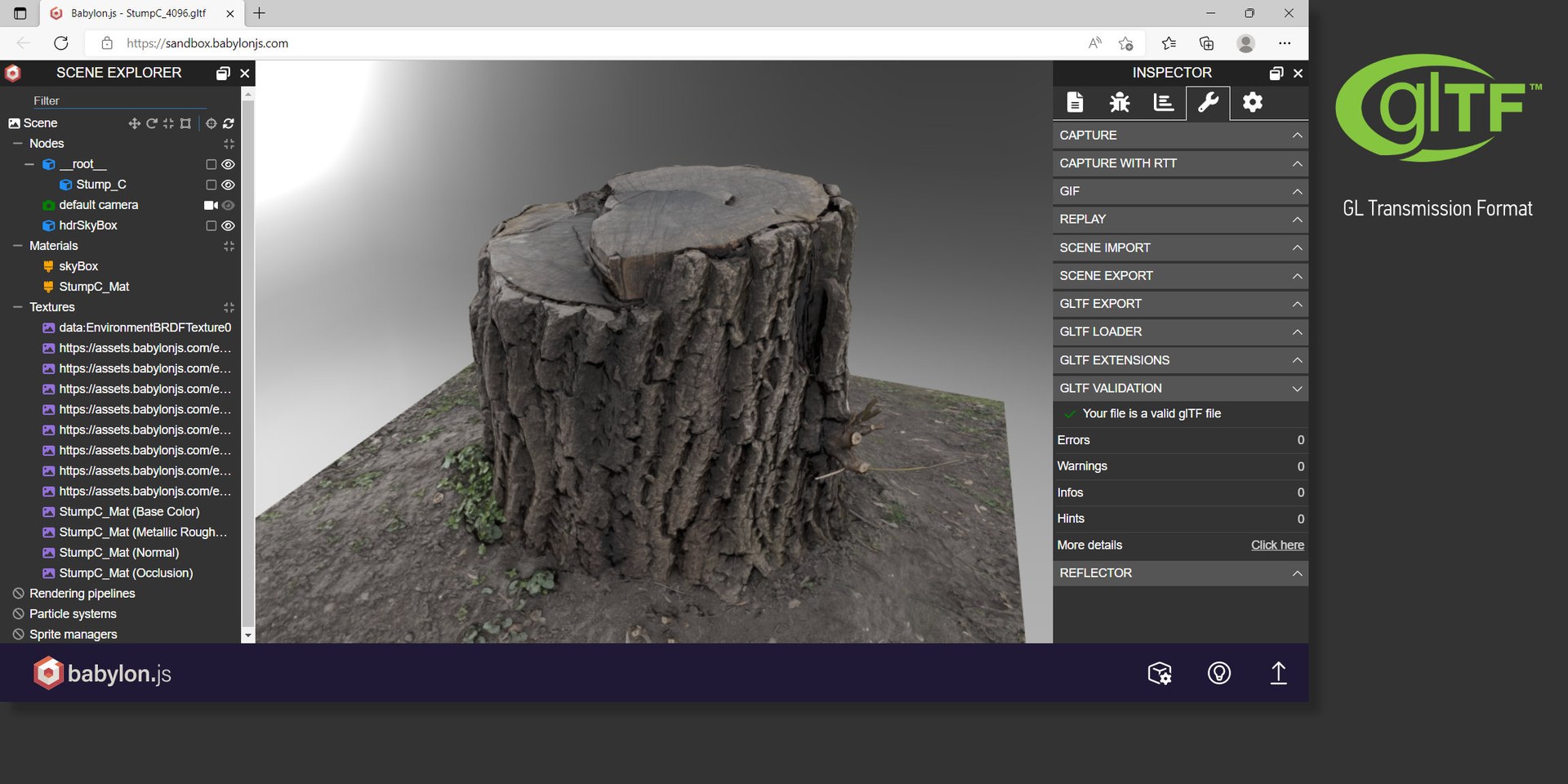 3D Tree Stump PBR Scan Retopo - 02 - TurboSquid 1933359