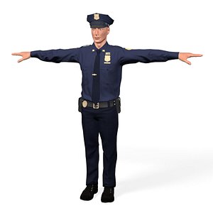 Animated Police Officer 3D Models for Download | TurboSquid