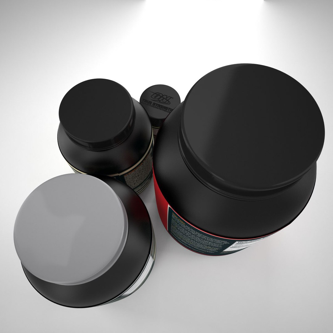 3d Optimum Nutrition Supplements Model