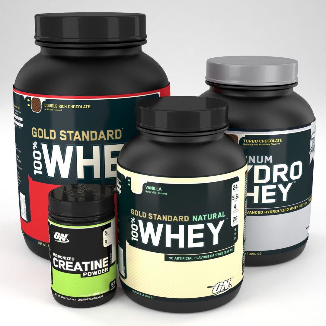 3d Optimum Nutrition Supplements Model