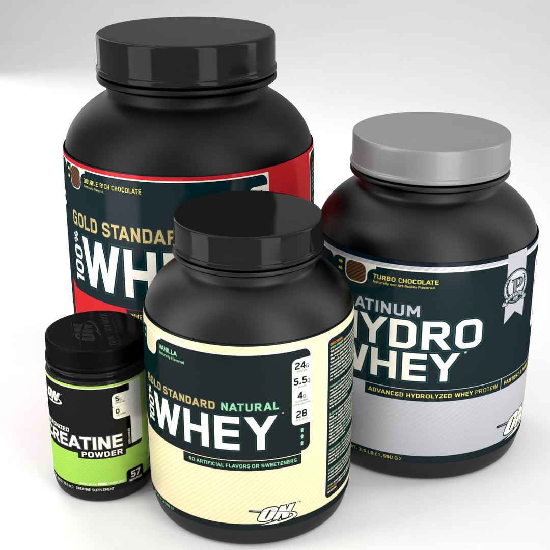 3d Optimum Nutrition Supplements Model