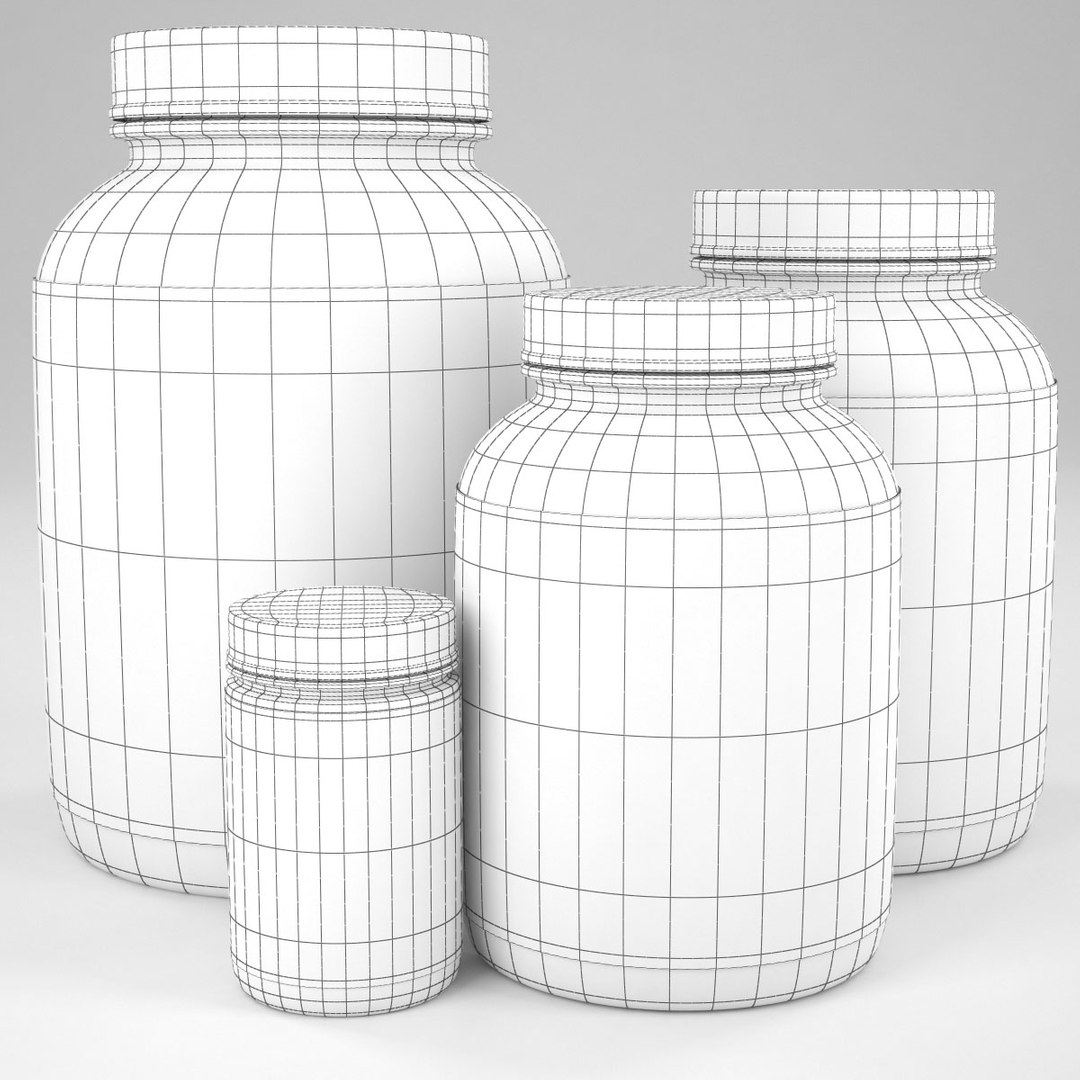 3d Optimum Nutrition Supplements Model