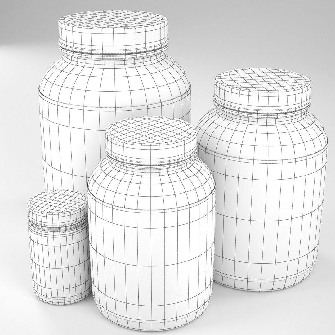 3d Optimum Nutrition Supplements Model