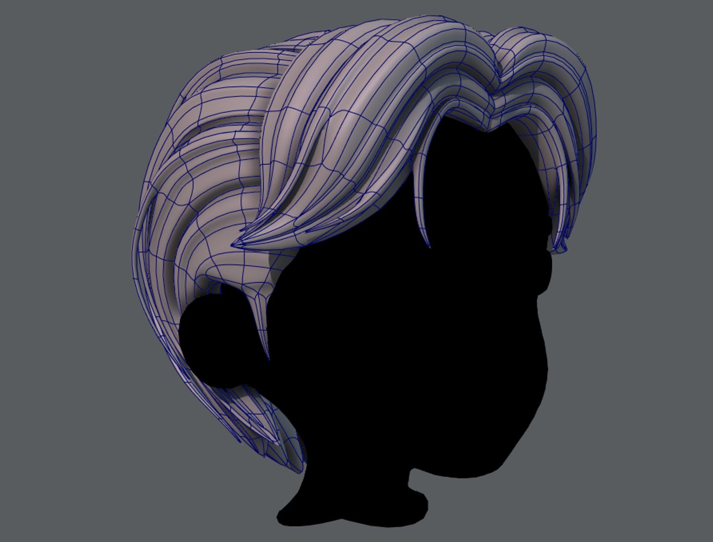 Hair style boy v41 3D model - TurboSquid 1345072