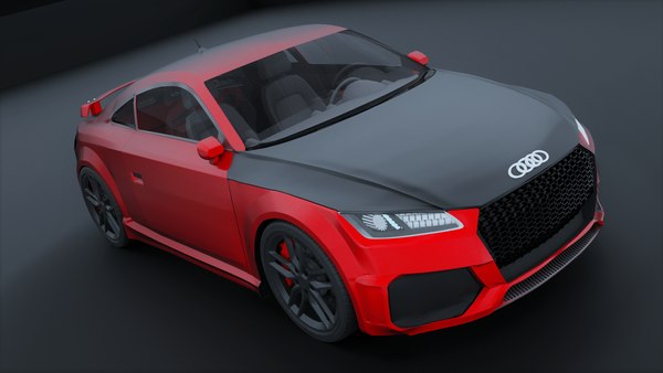 Audi TTrs Coupe 3D model - TurboSquid 1854260