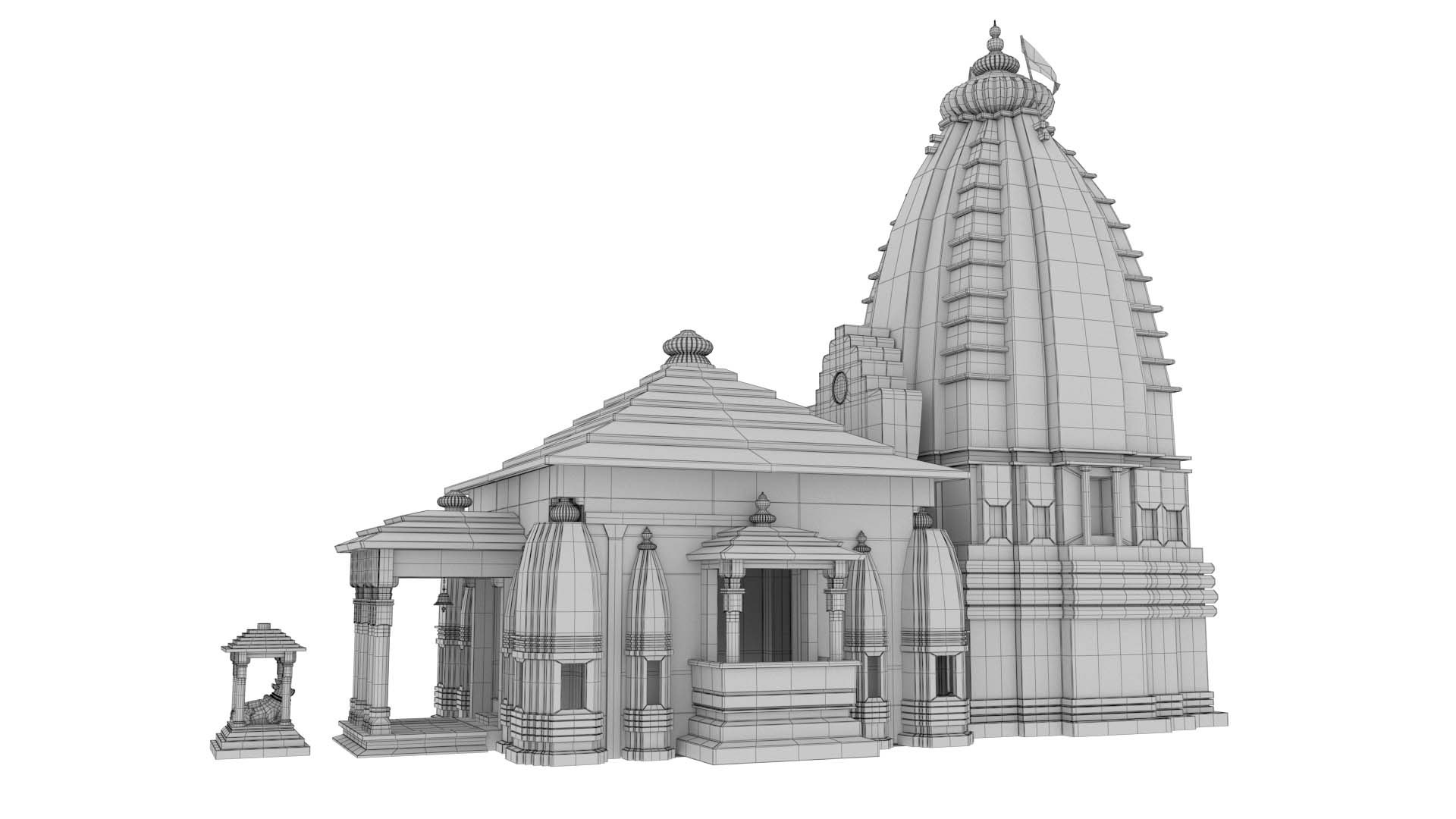 Temple 3D Model - TurboSquid 2111008