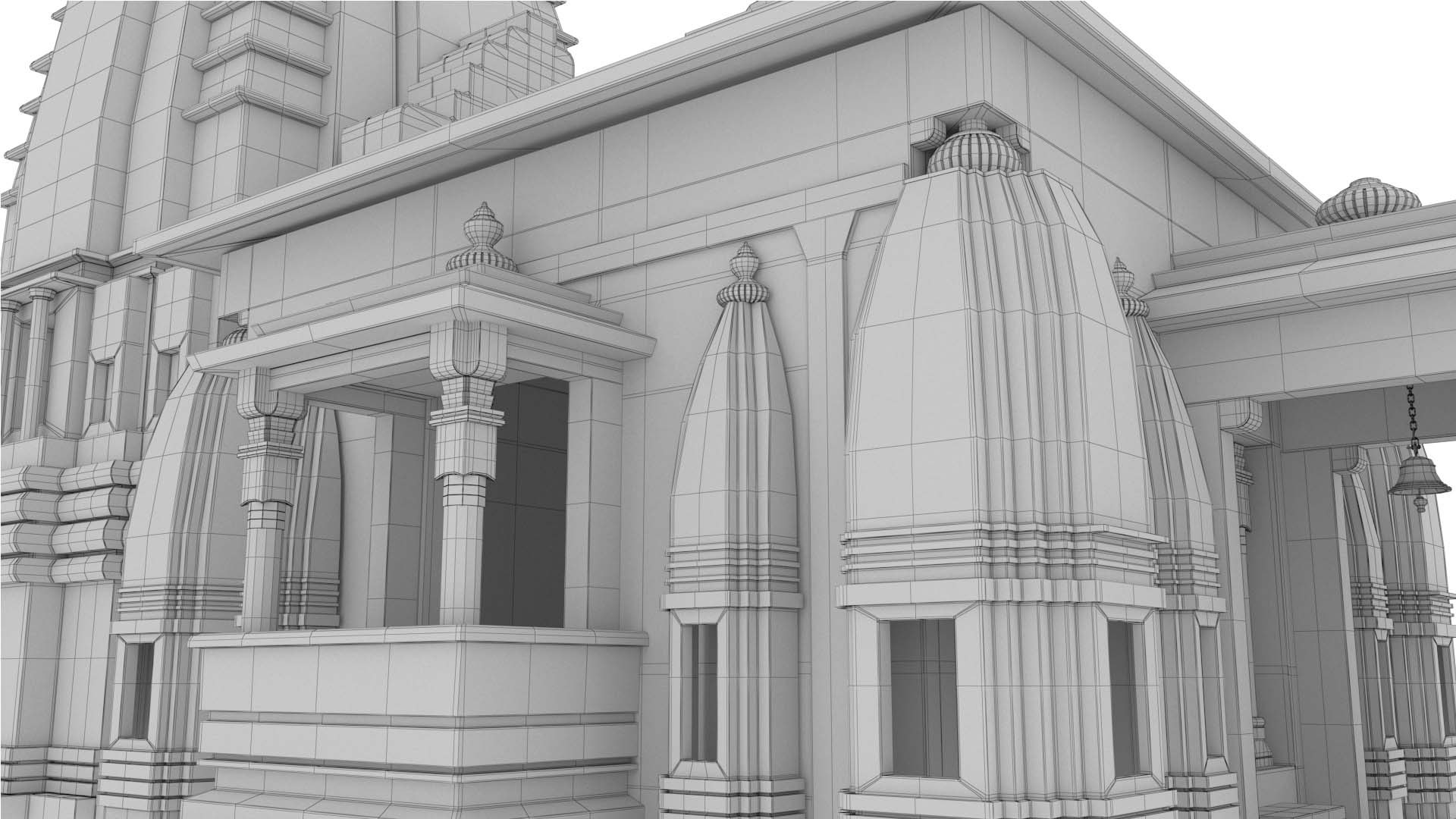 Temple 3D Model - TurboSquid 2111008