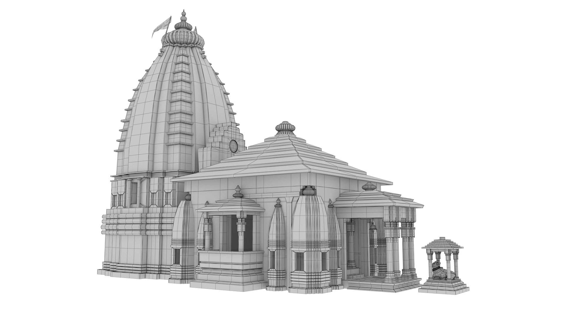 Temple 3D Model - TurboSquid 2111008