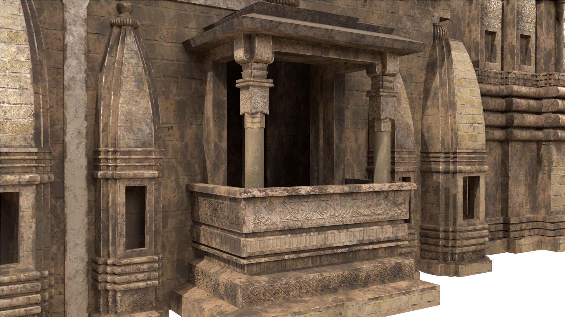 Temple 3D Model - TurboSquid 2111008