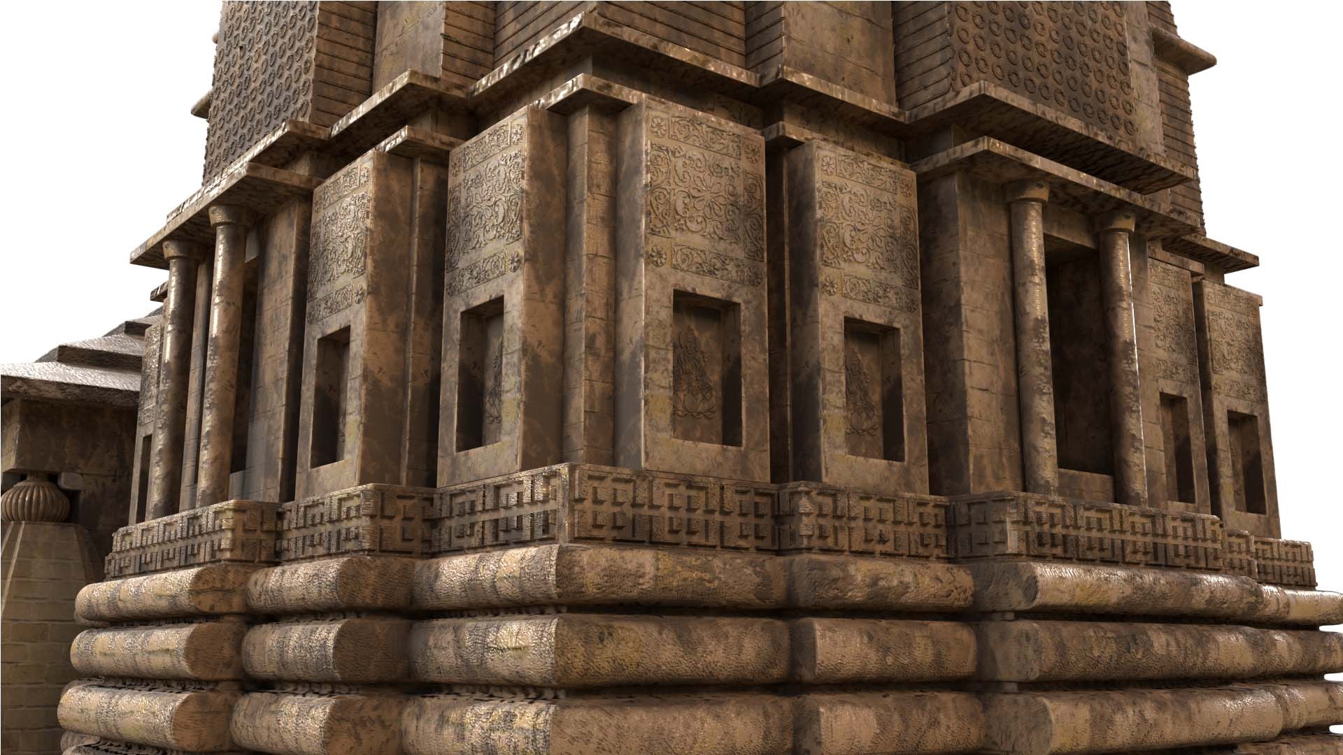 Temple 3D Model - TurboSquid 2111008