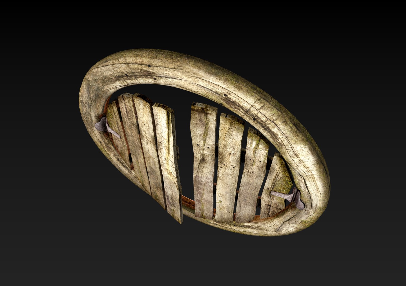 3D Round Window Low-poly - TurboSquid 1878850