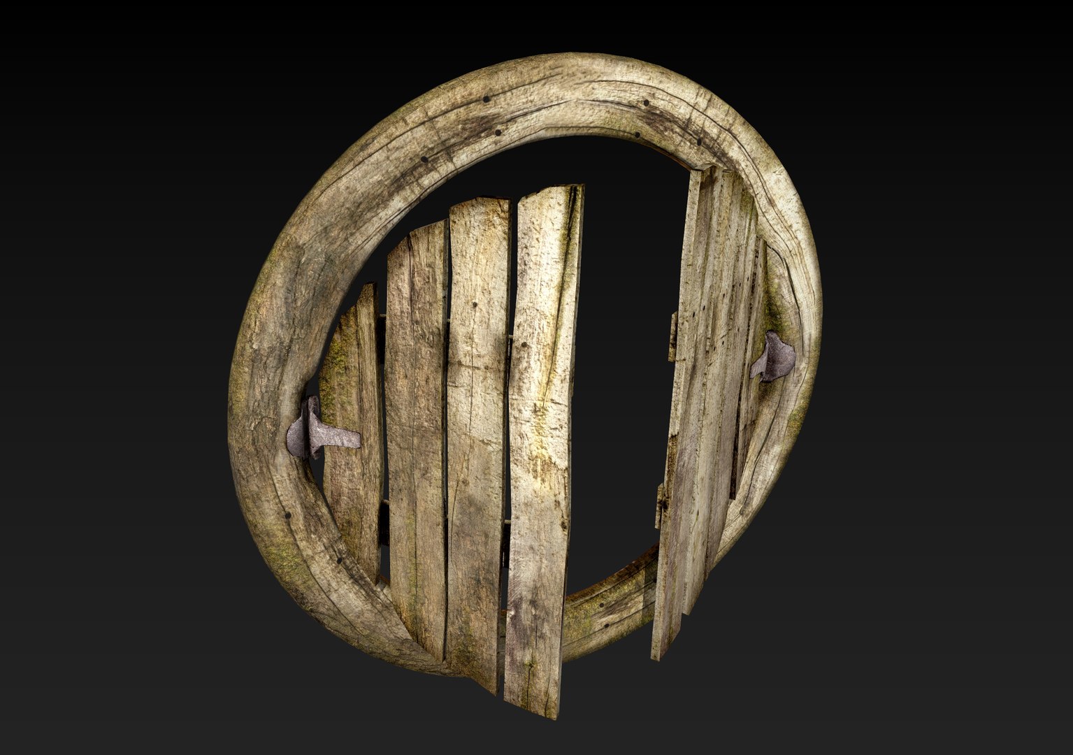 3D Round Window Low-poly - TurboSquid 1878850