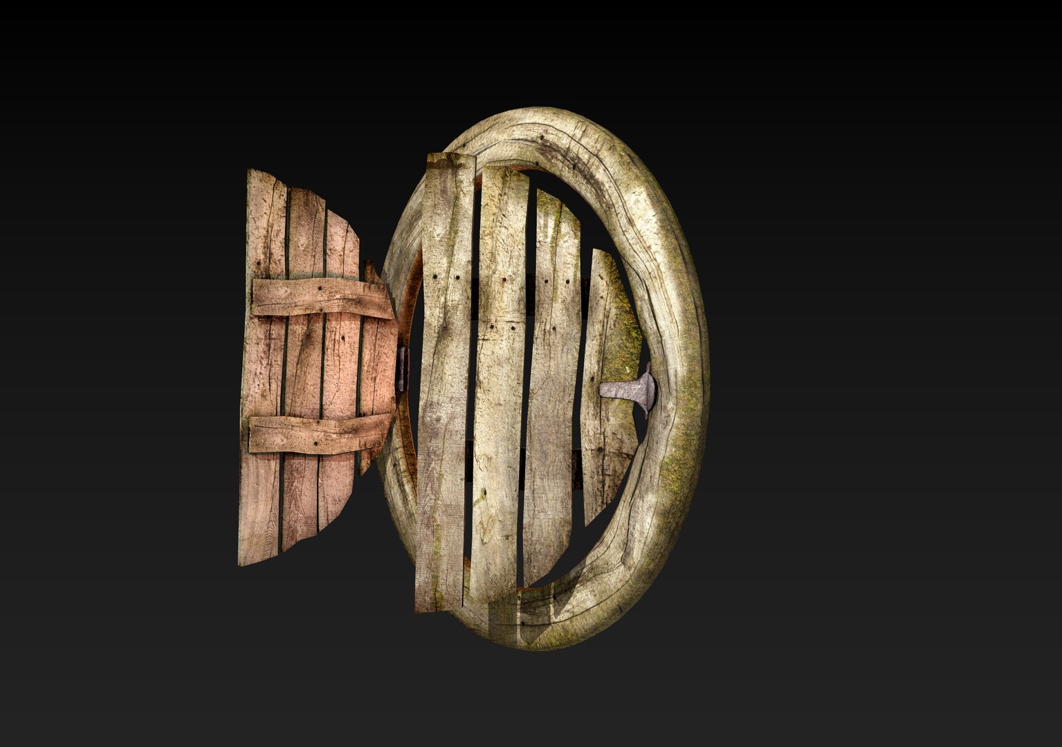 3D Round Window Low-poly - TurboSquid 1878850