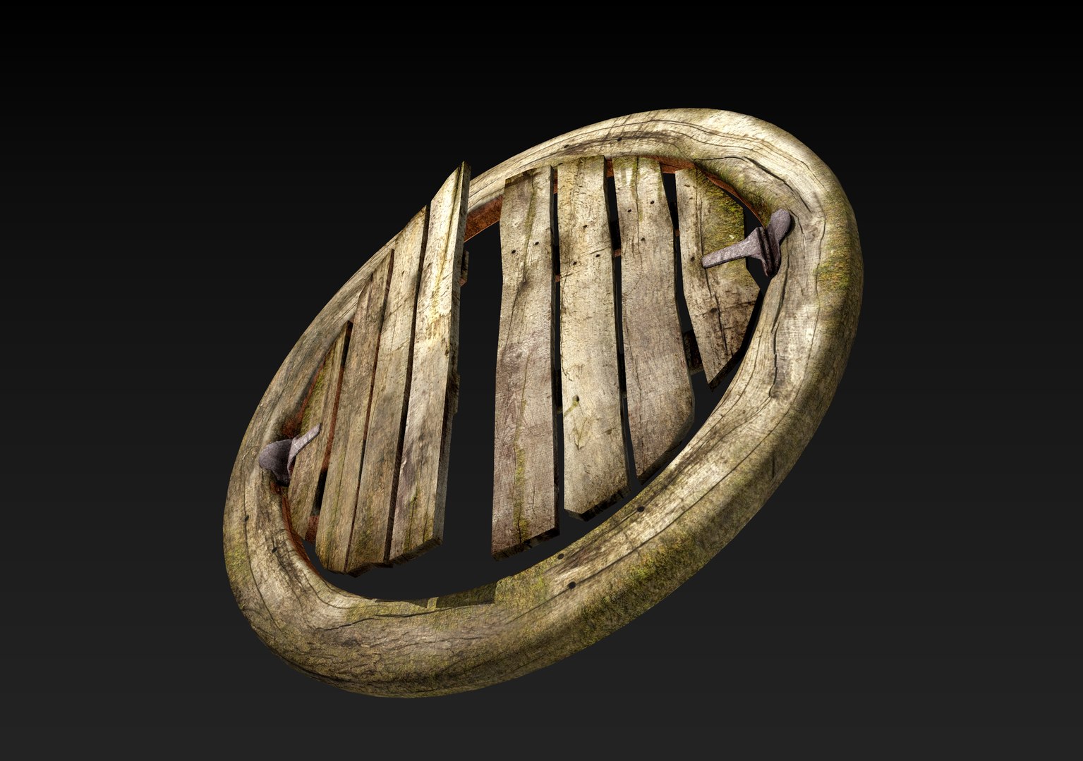 3D Round Window Low-poly - TurboSquid 1878850