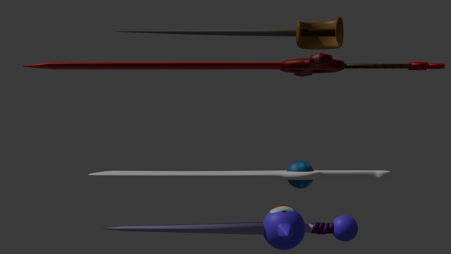 3D Adventure Time Swords Model - TurboSquid 2343575
