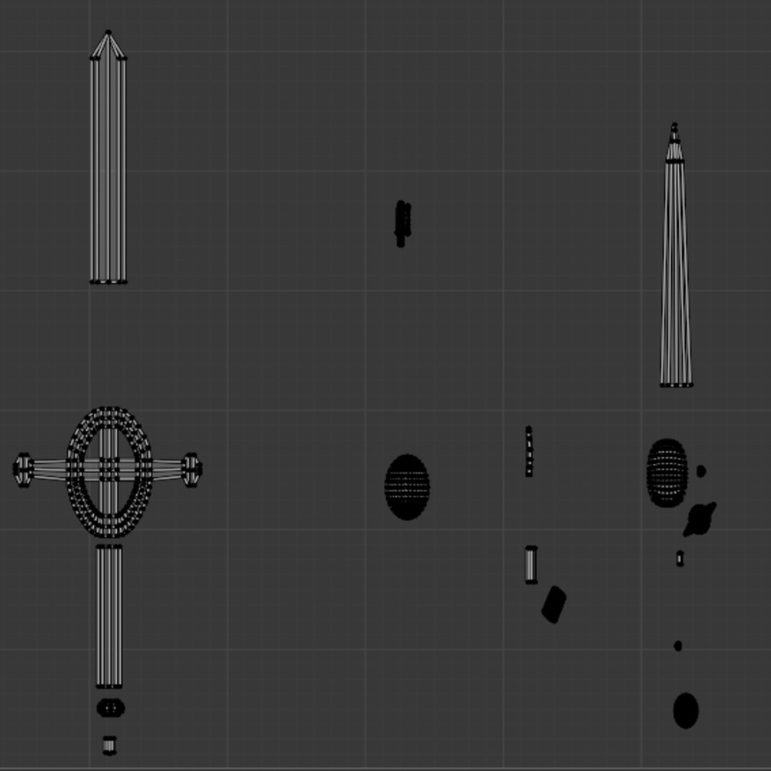 3D Adventure Time Swords Model - TurboSquid 2343575