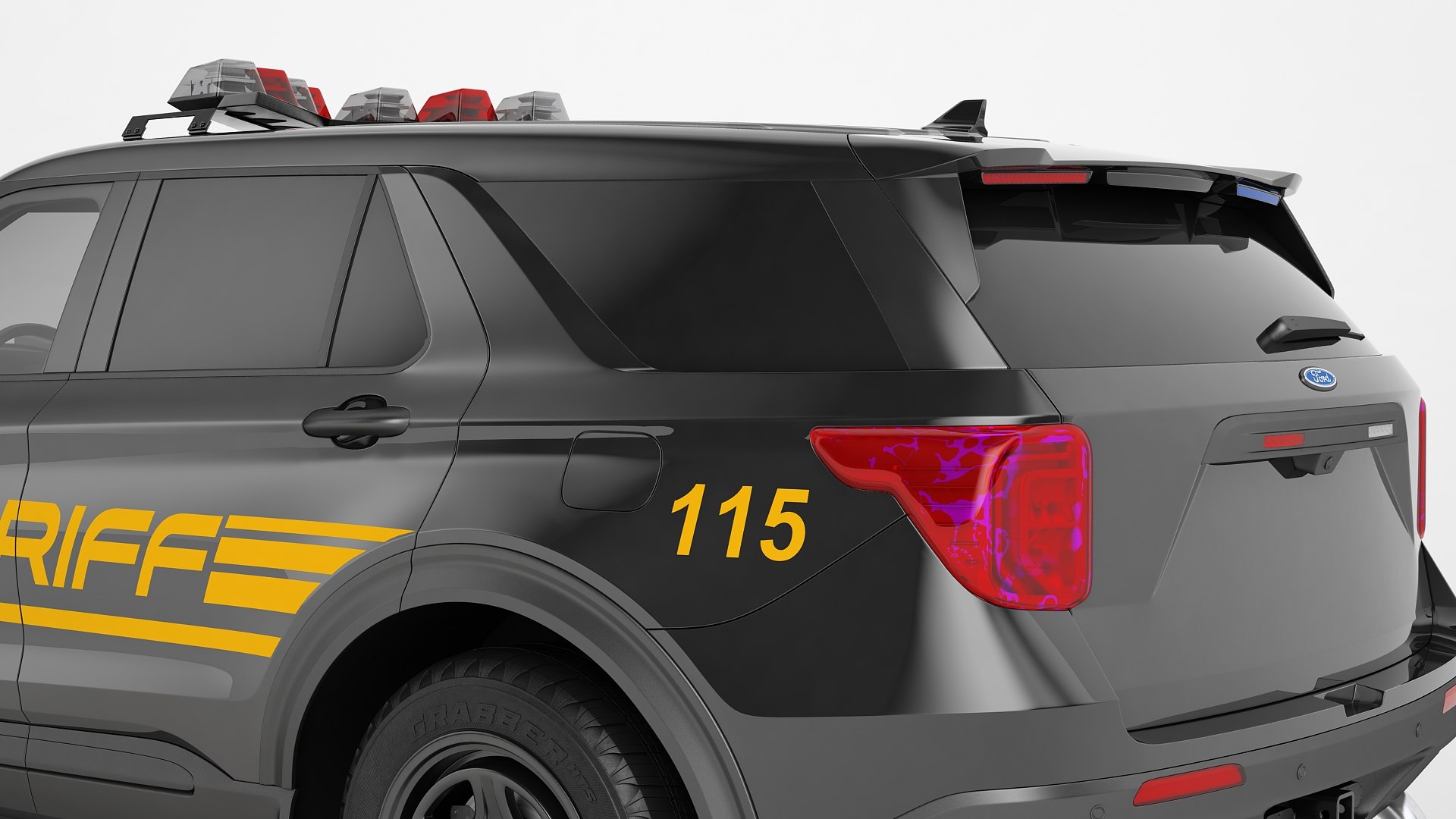 Ford Explorer 2020 Police 06 3D - TurboSquid 1729293