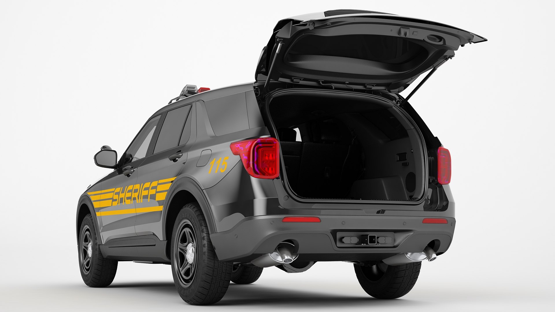 Ford Explorer 2020 Police 06 3D - TurboSquid 1729293