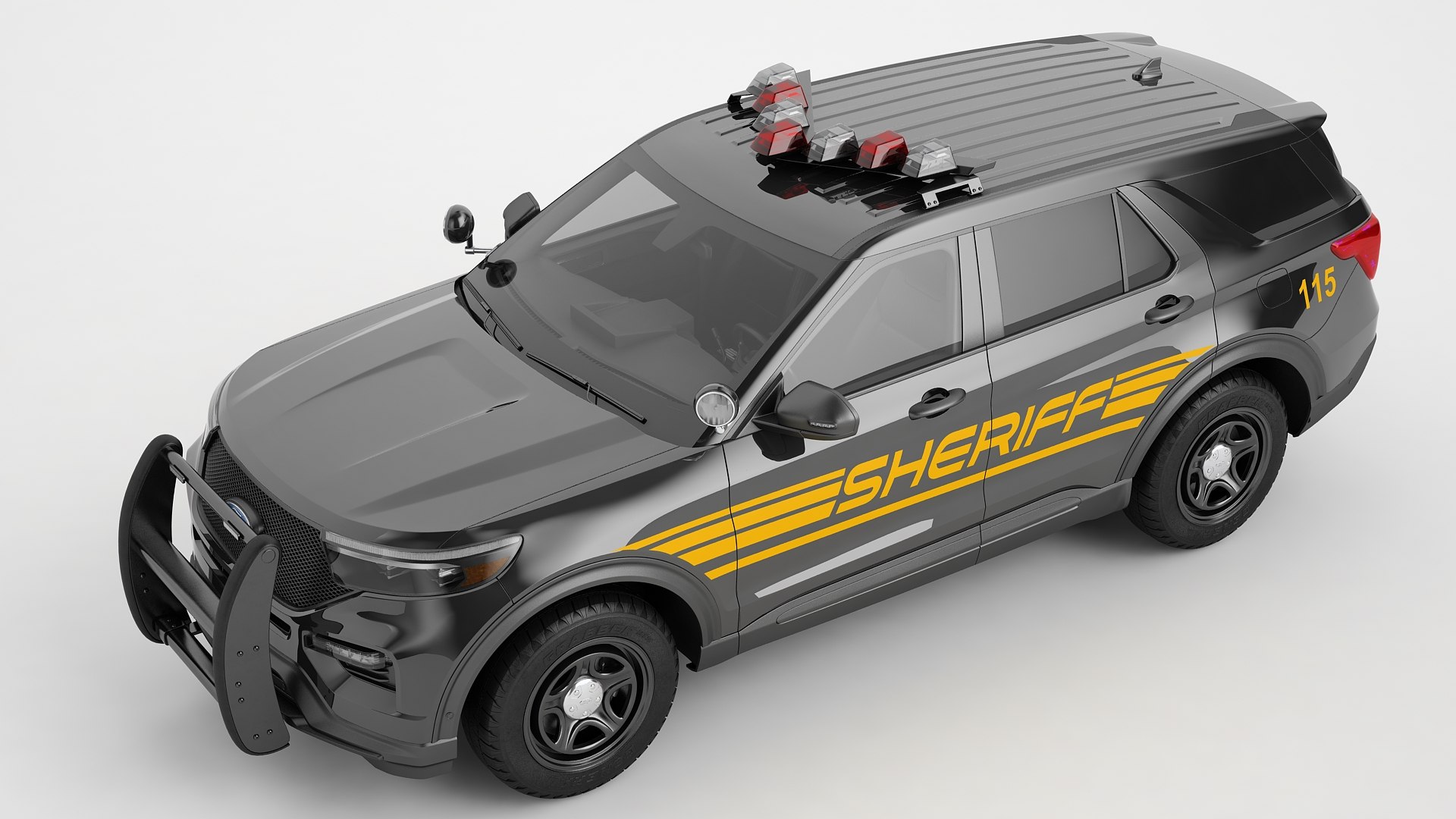 Ford Explorer 2020 Police 06 3D - TurboSquid 1729293