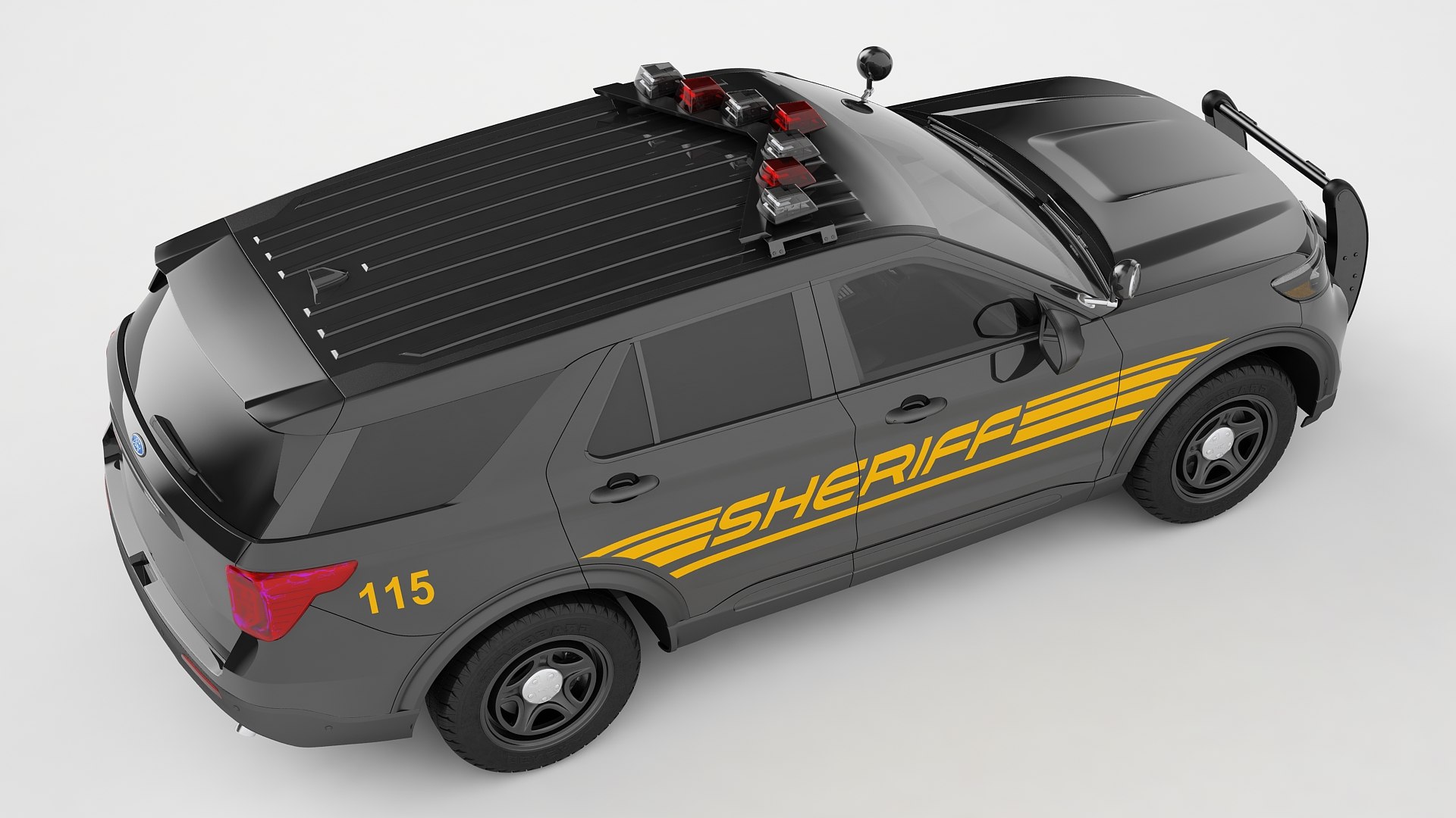 Ford Explorer 2020 Police 06 3D - TurboSquid 1729293