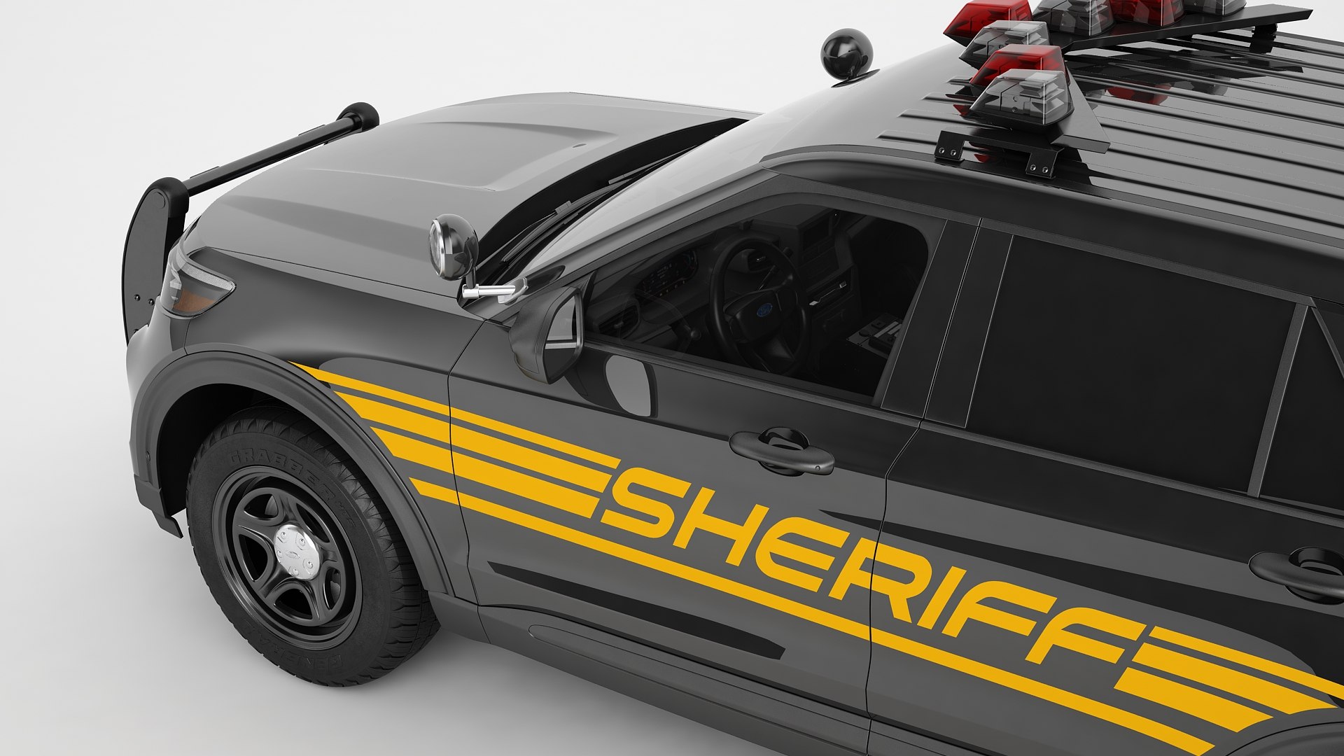 Ford Explorer 2020 Police 06 3D - TurboSquid 1729293