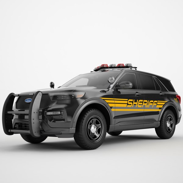 Ford Explorer 2020 Police 06 3D - TurboSquid 1729293