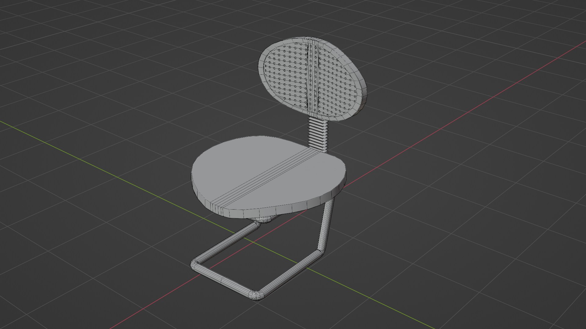 3D Fancy 3d Wooden Chair As Furniture And Interior Modeling ...