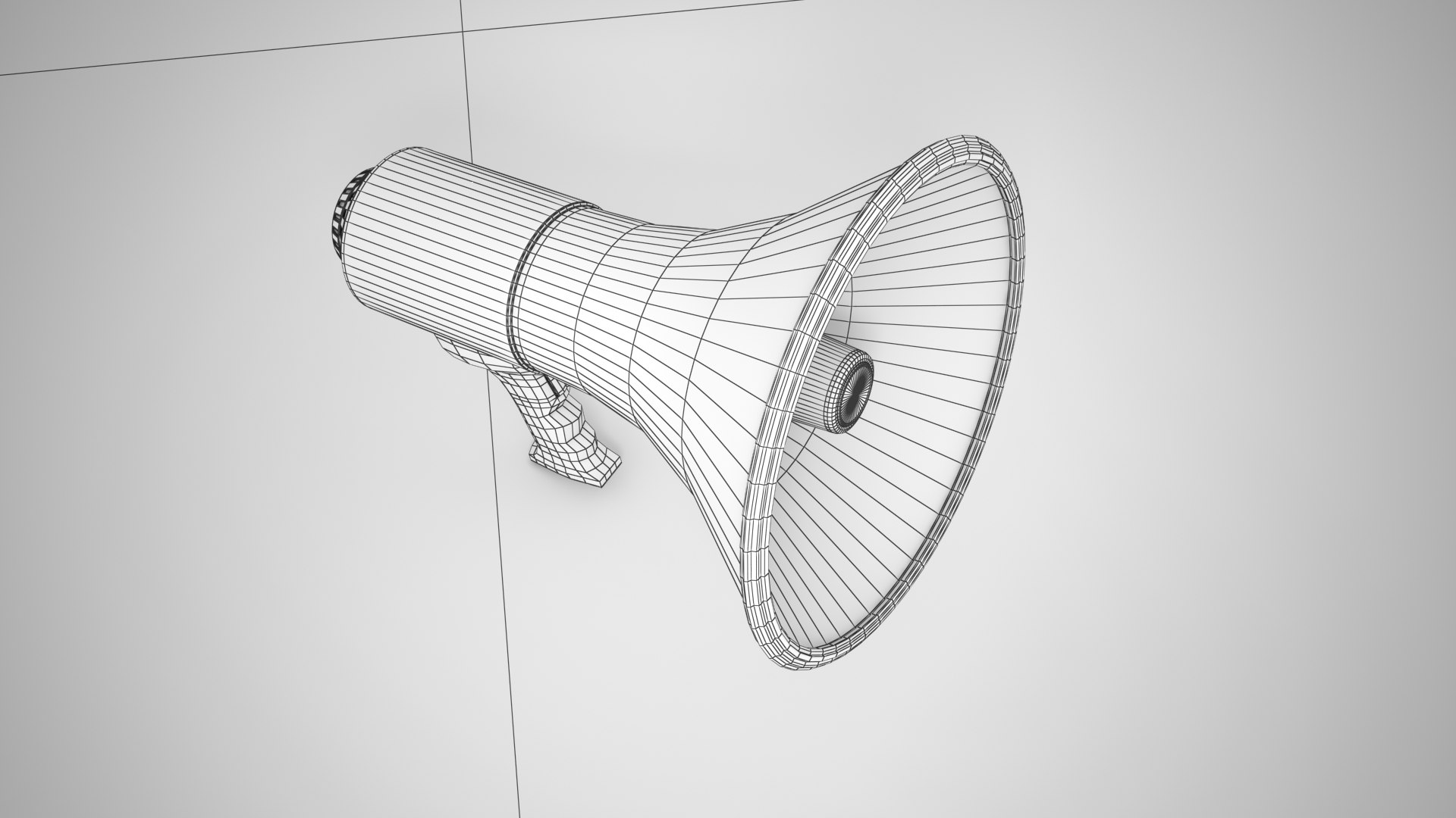 Megaphone 3D model - TurboSquid 1896498