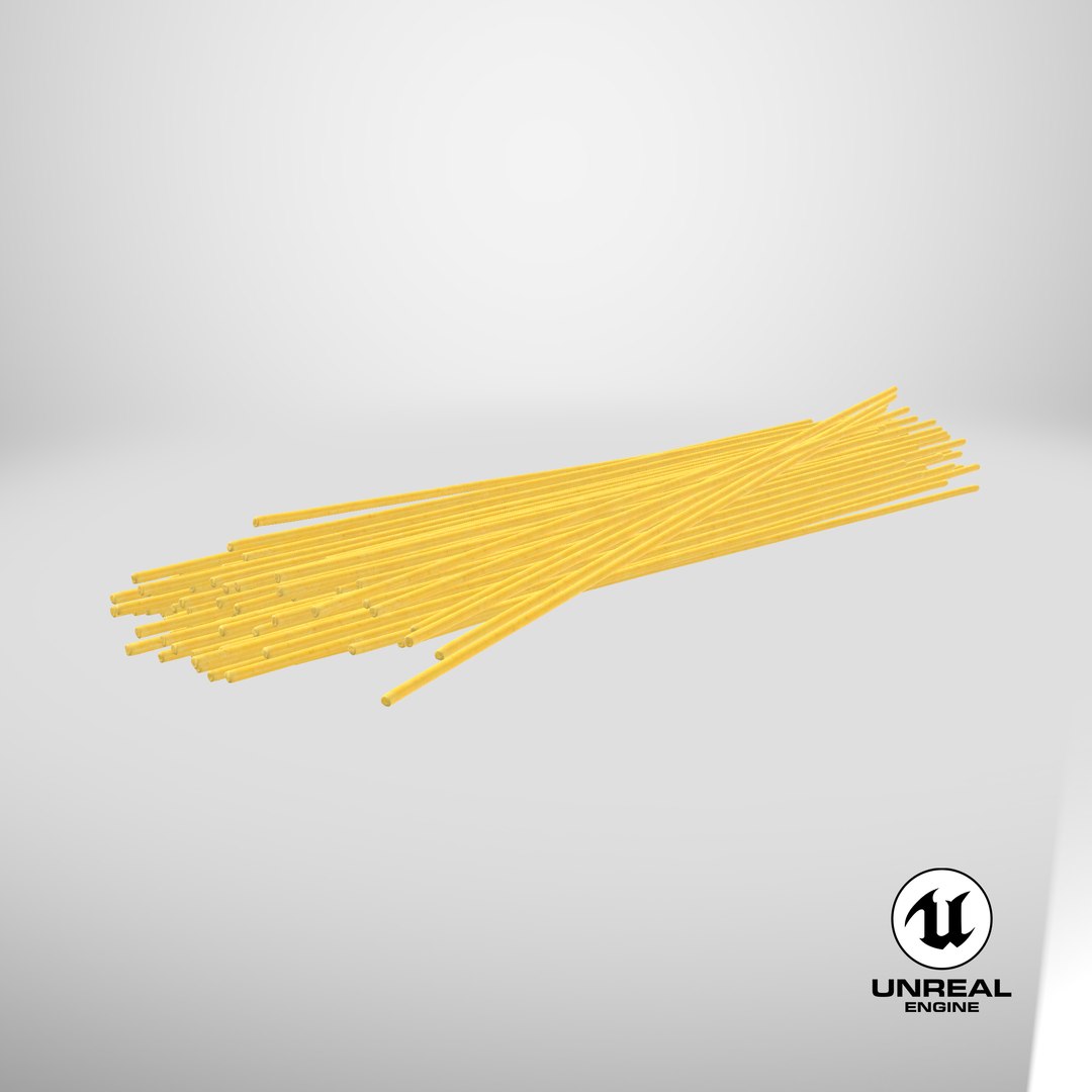 Raw Spaghetti 3 3D Model - TurboSquid 2222146