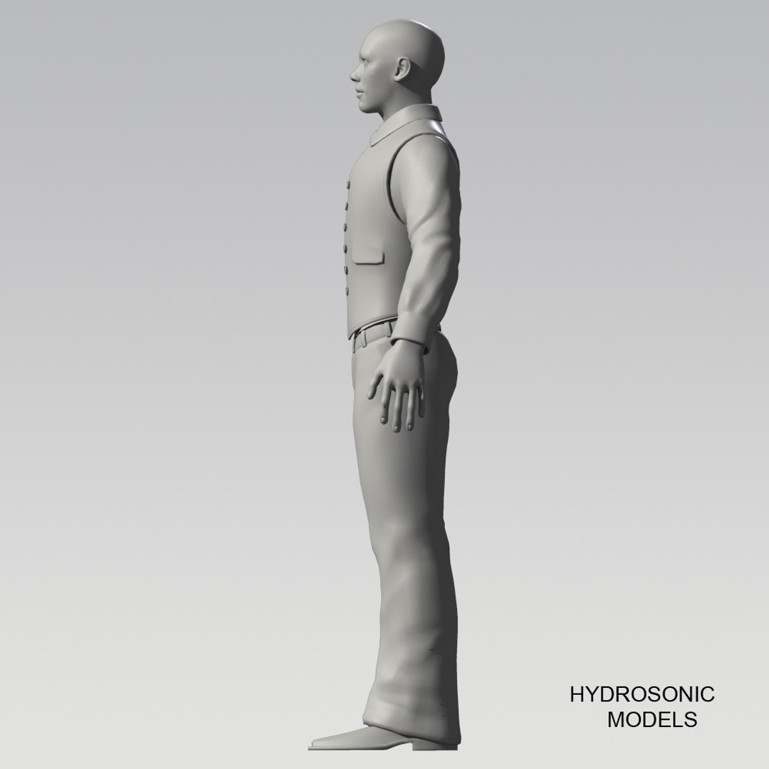 3d Business Man Model