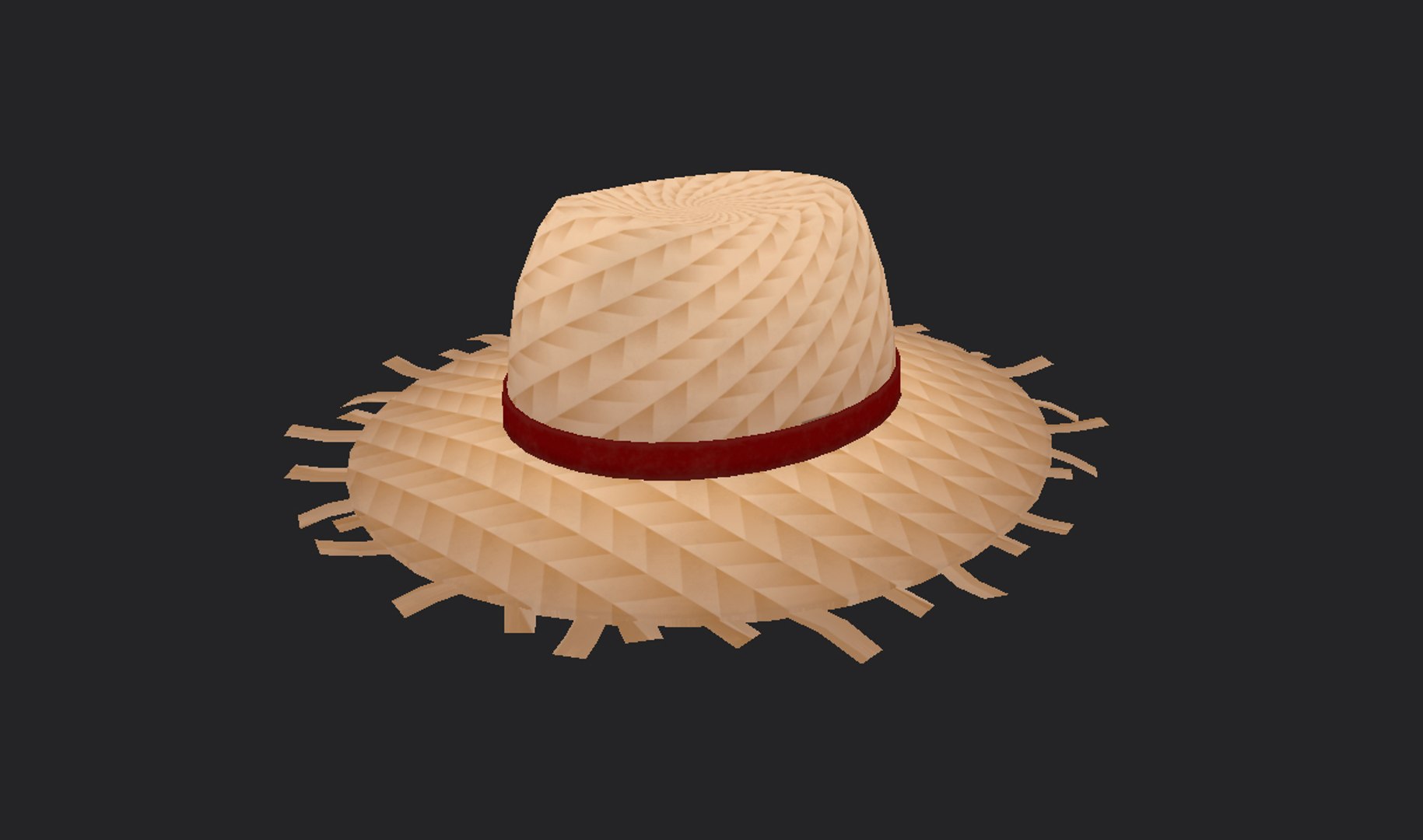 3D Straw Hat - TurboSquid 1397448