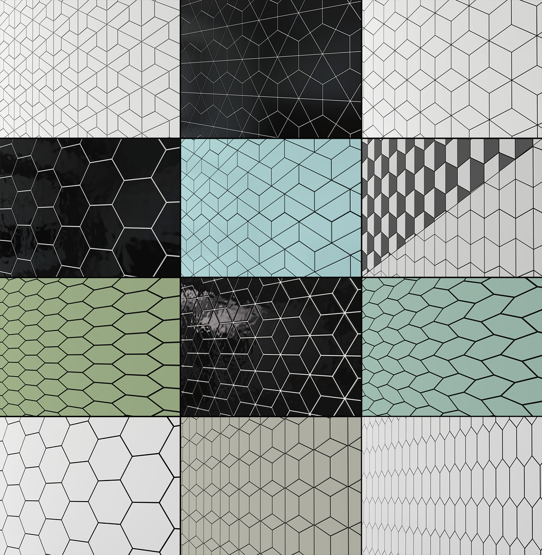 Seamless ceramic tiles 6 model - TurboSquid 1236304