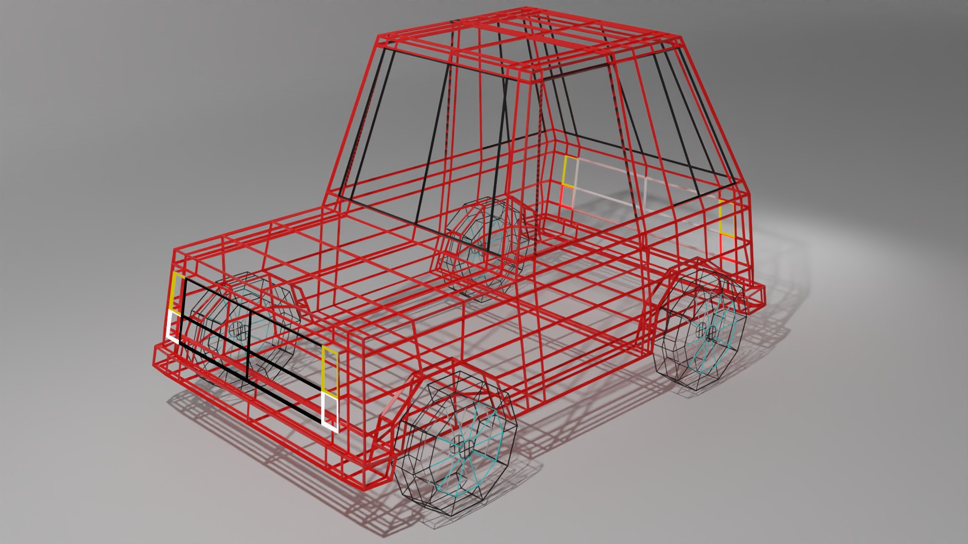 Free 3D Low Poly Car Model - TurboSquid 1933572