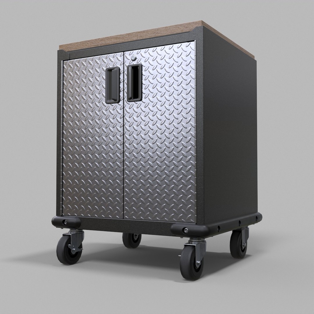 3D 1 Modular Tool Storage Cabinet 2d - TurboSquid 2039317