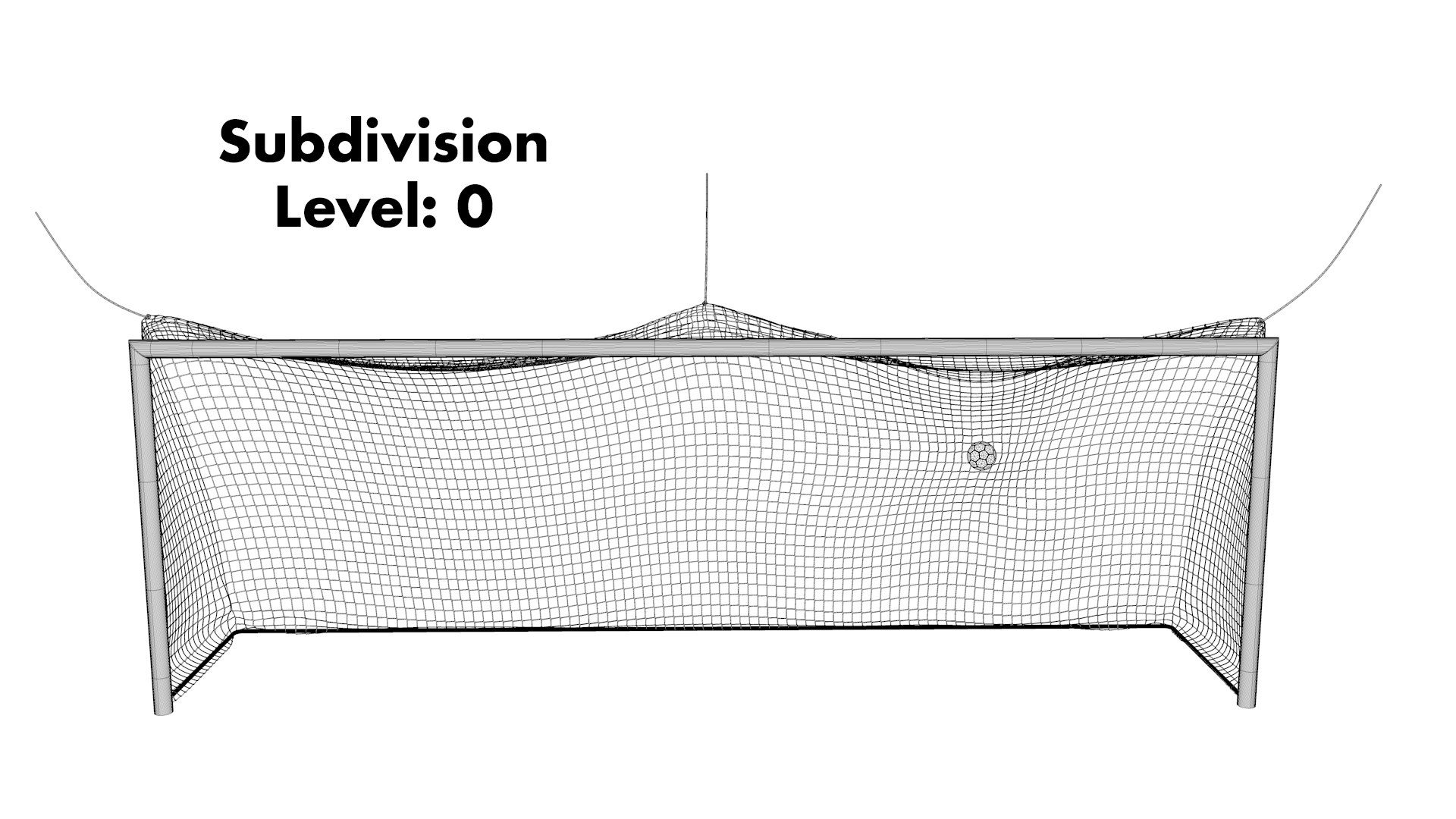 Soccer Net Goal Animation 3D Model - TurboSquid 1471232