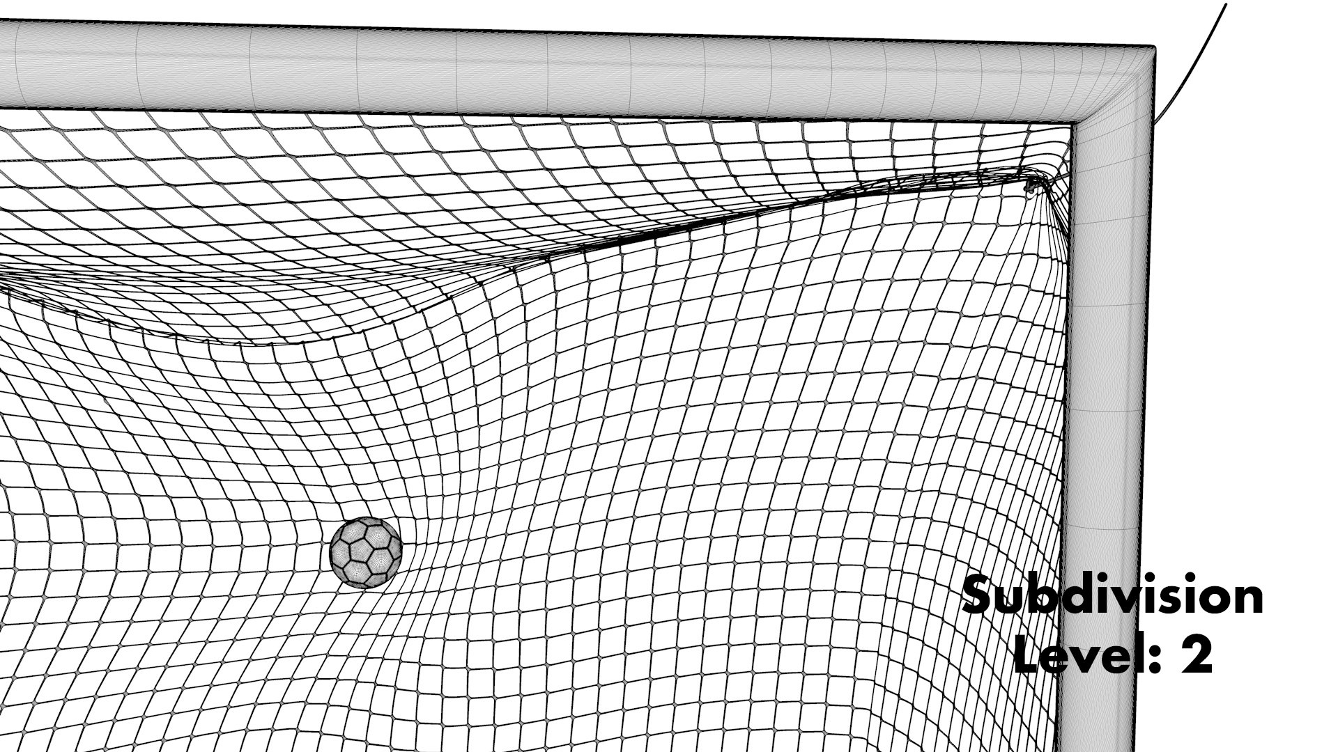 Soccer Net Goal Animation 3D Model - TurboSquid 1471232