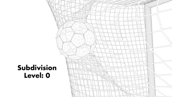 Soccer net goal animation 3D model - TurboSquid 1471232