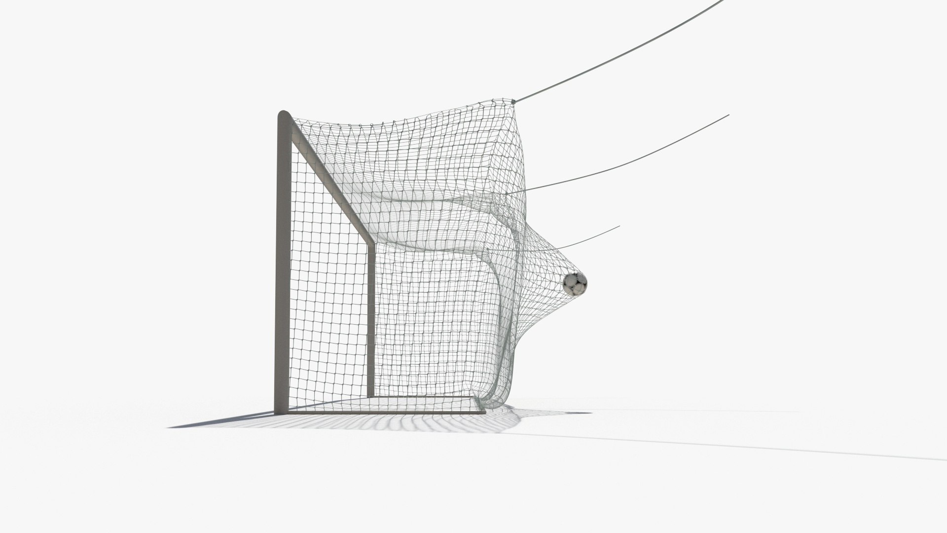 Soccer Net Goal Animation 3D Model - TurboSquid 1471232