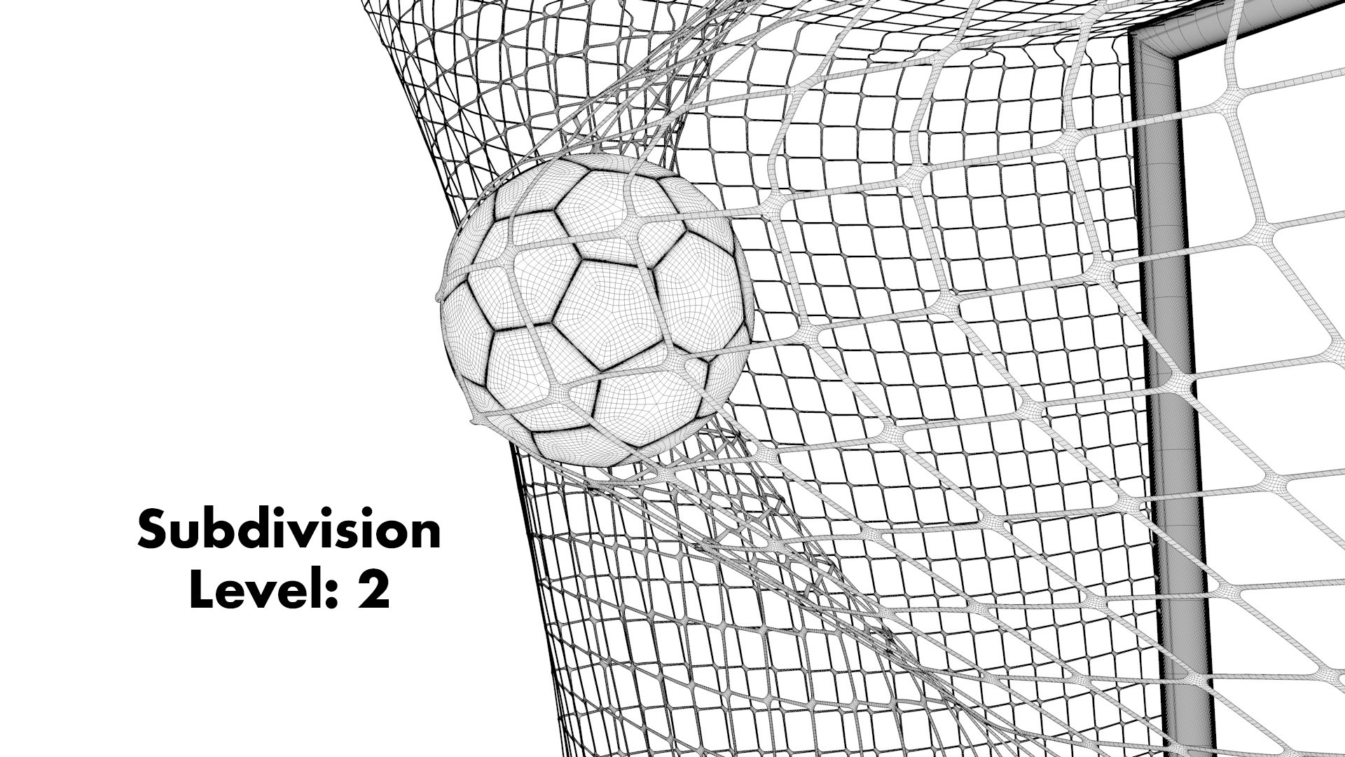 Soccer Net Goal Animation 3D Model - TurboSquid 1471232