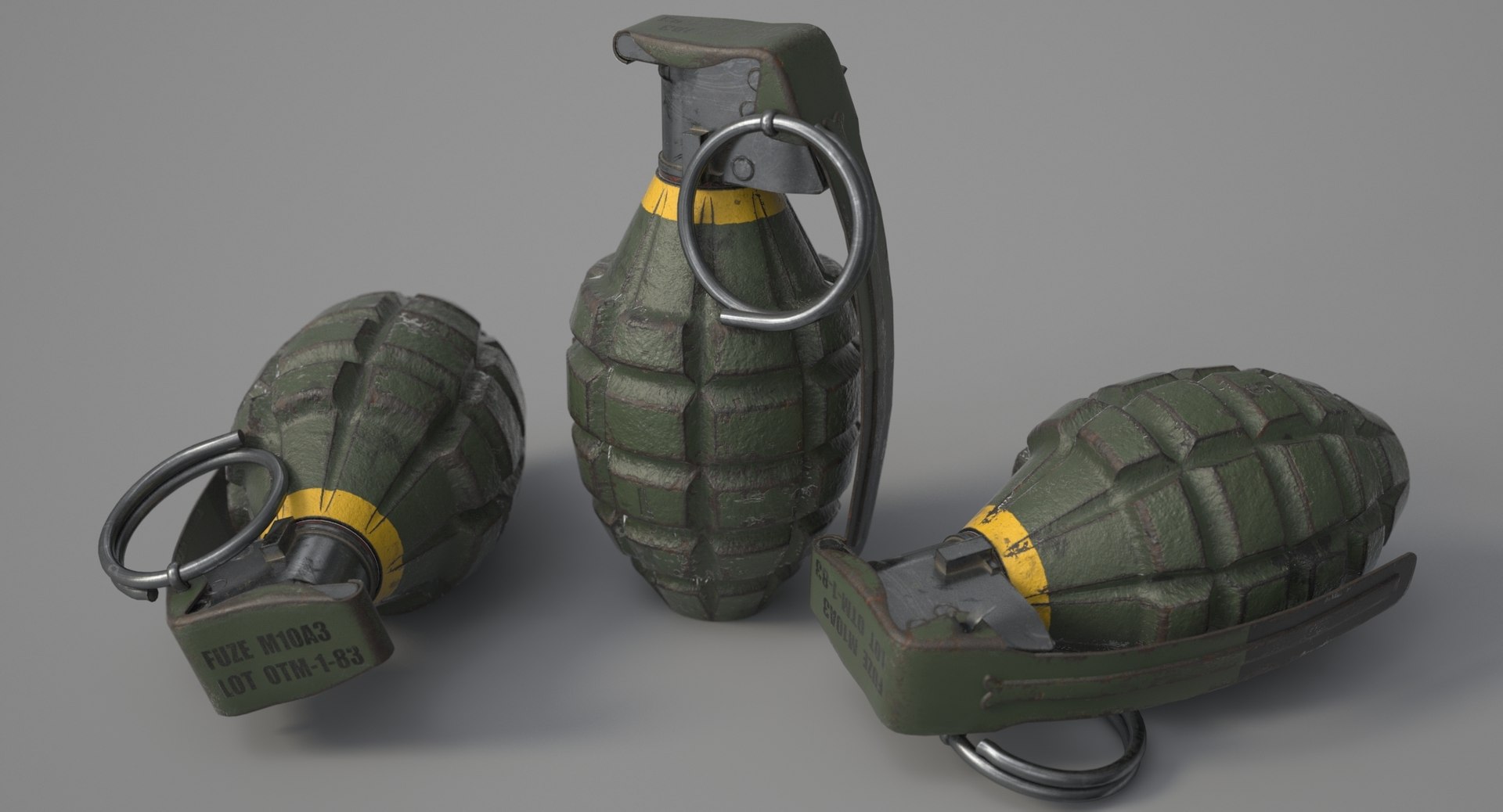 - mk2 grenade 3D model - TurboSquid 1293435