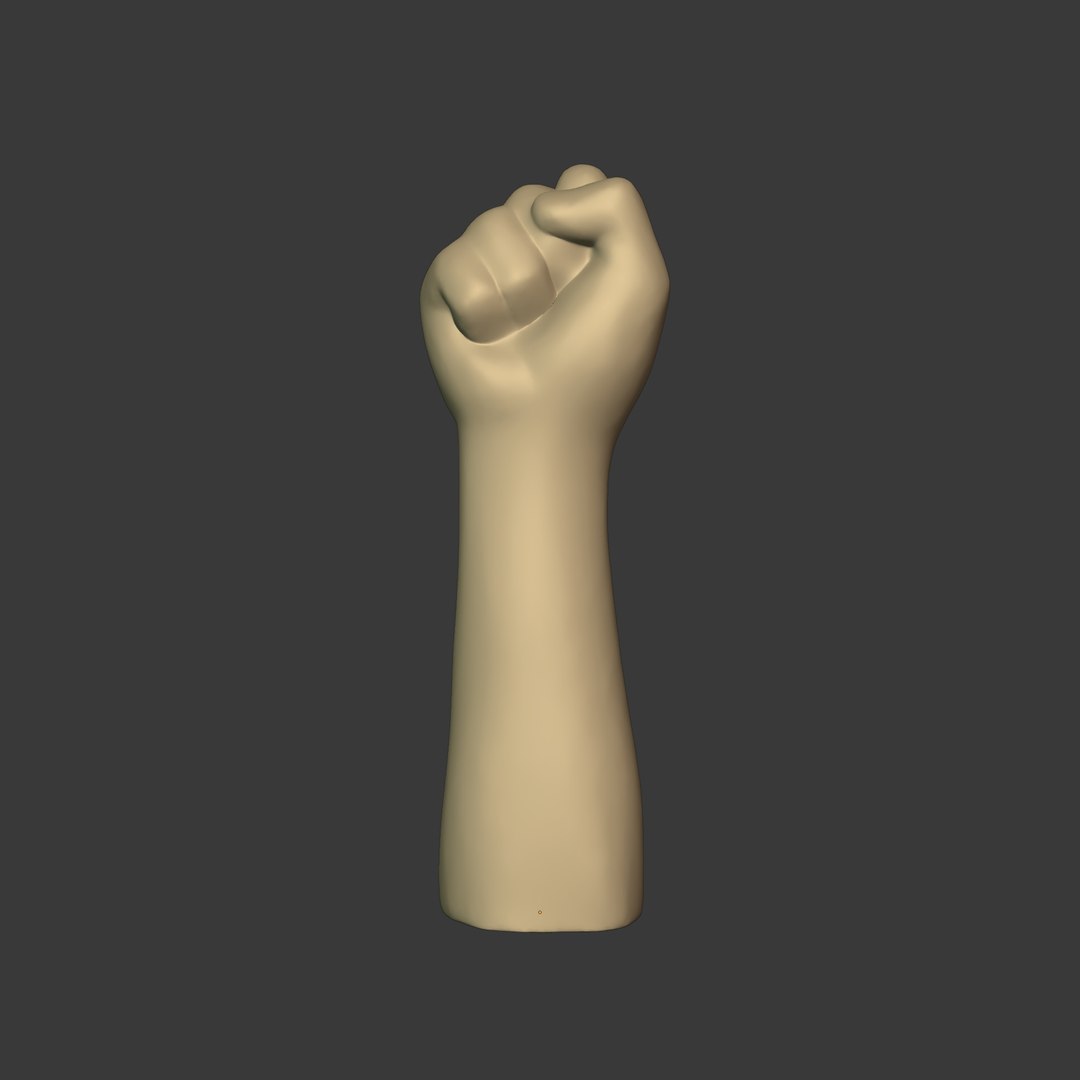 Cartoon Fist 3D Model - TurboSquid 1806638