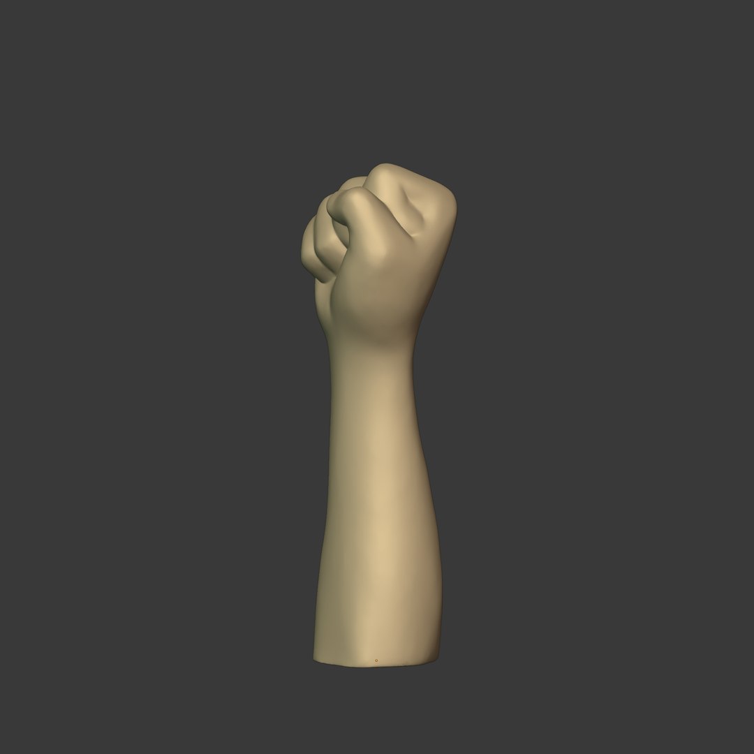 Cartoon Fist 3D Model - TurboSquid 1806638